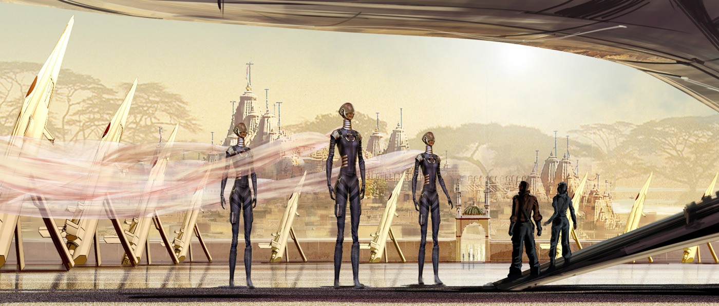 Fantastic Concept Artwork From Roland Emmerich’s Abandoned ‘Foundation ...